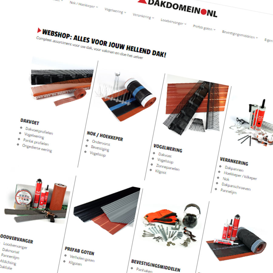 Mooiberghem.nl - Vernieuwde webshop voor DAKDOMEIN.NL Mooiberghem.nl - Vernieuwde webshop voor DAKDOMEIN.NL